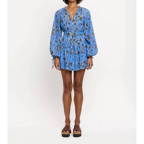Kivari | Dresses | New Kivari Sleeved Mini Dress In Paola | Poshmark
